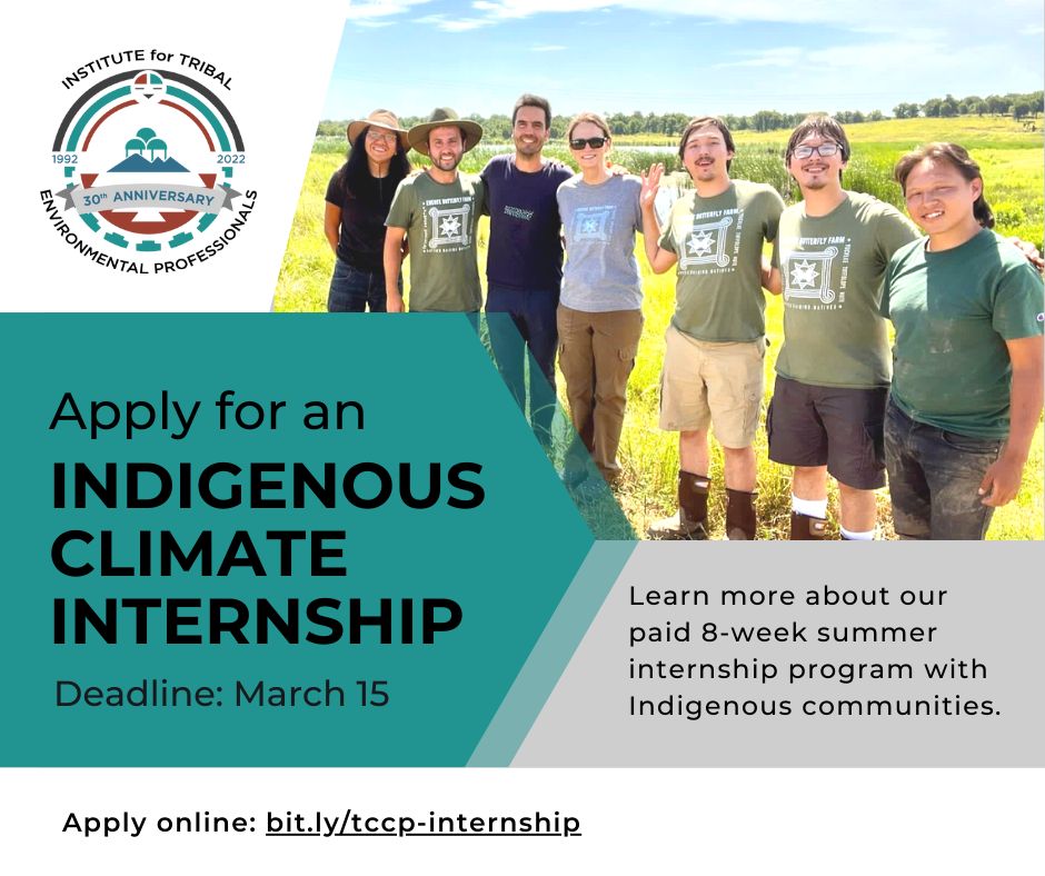 Indigenous Climate Internship Program, Tribes and Climate Change ...